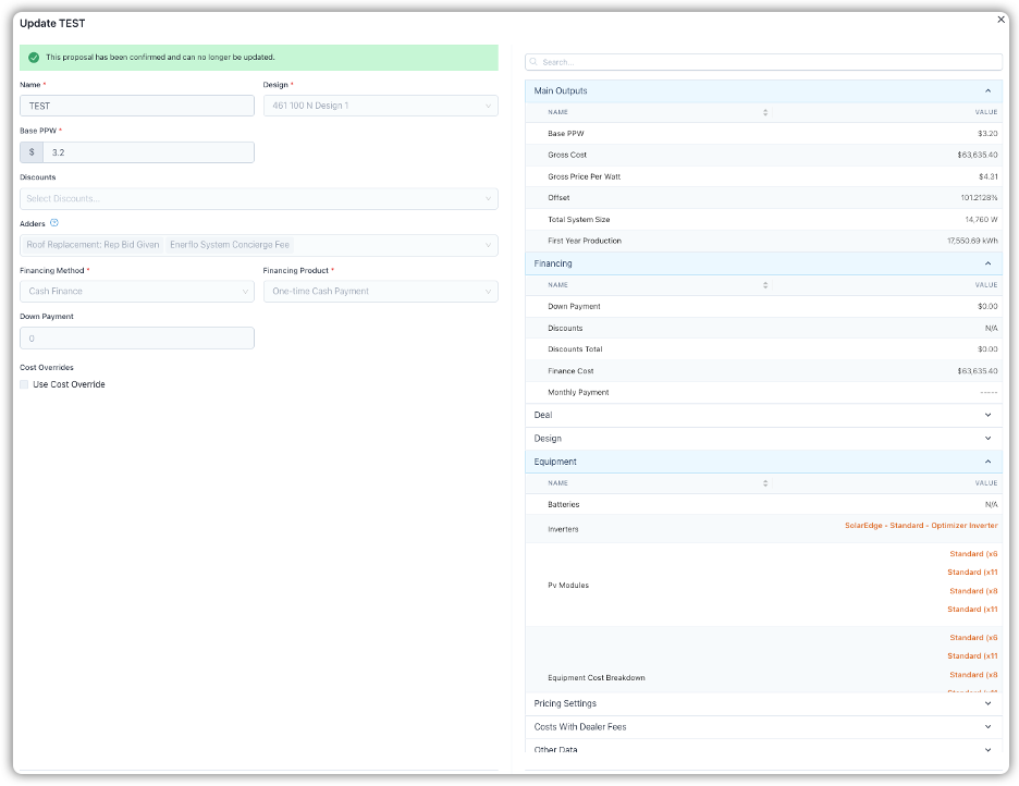 Enerflo Solar Platform Monthly Product Announcements | September 20, 2023